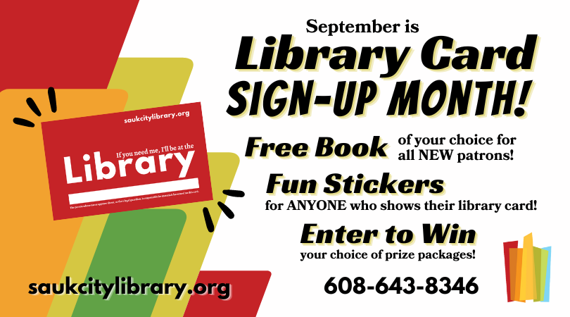 Library Card Sign-up Month | George Culver Community Library