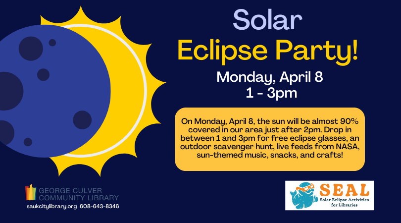 Solar Eclipse Party | George Culver Community Library