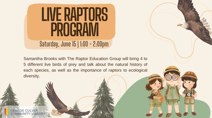 Live Raptor Program | George Culver Community Library